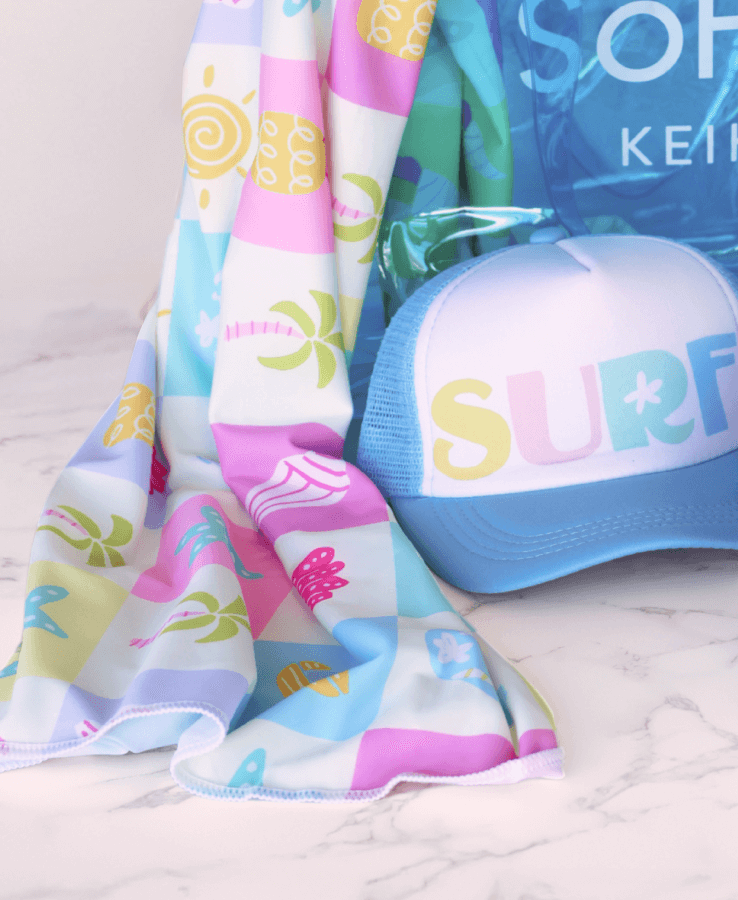 Girls Sunscreen Towels – SoHa Living