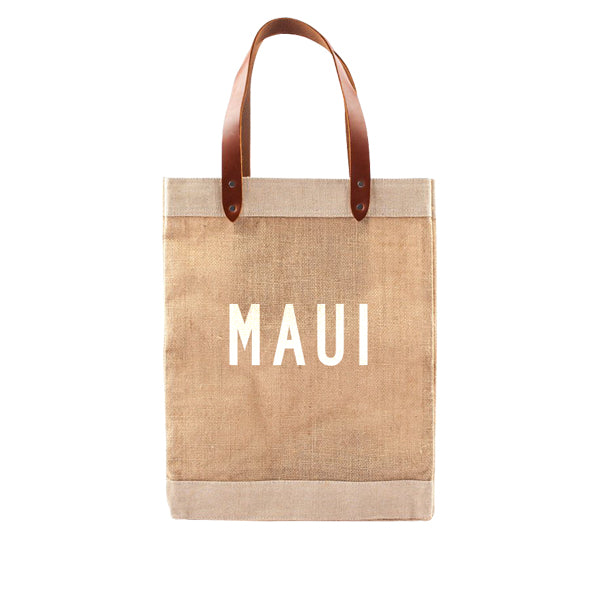 Market Tote Maui (White Lettering) – SoHa Living