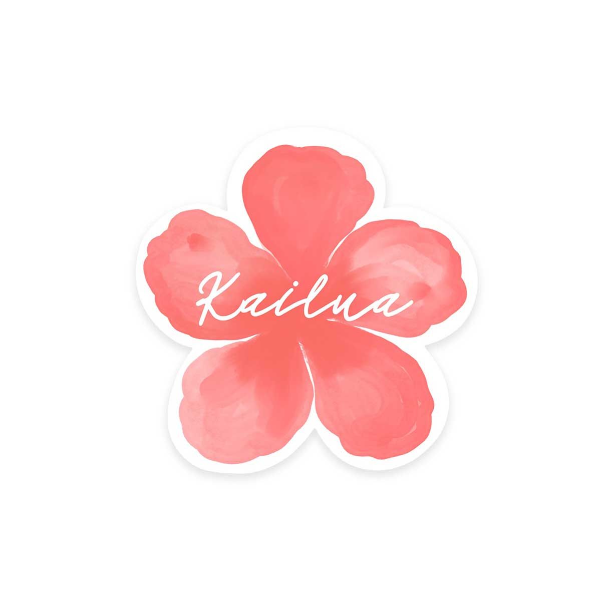 Kailua Hibiscus Sticker – SoHa Living
