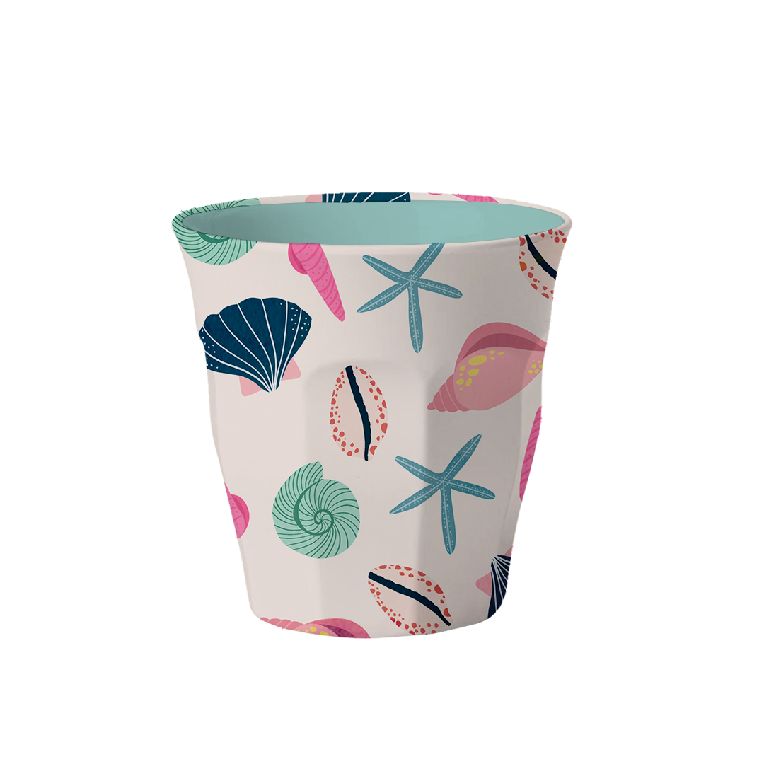 Coastal Shells Melamine Cup – SoHa Living