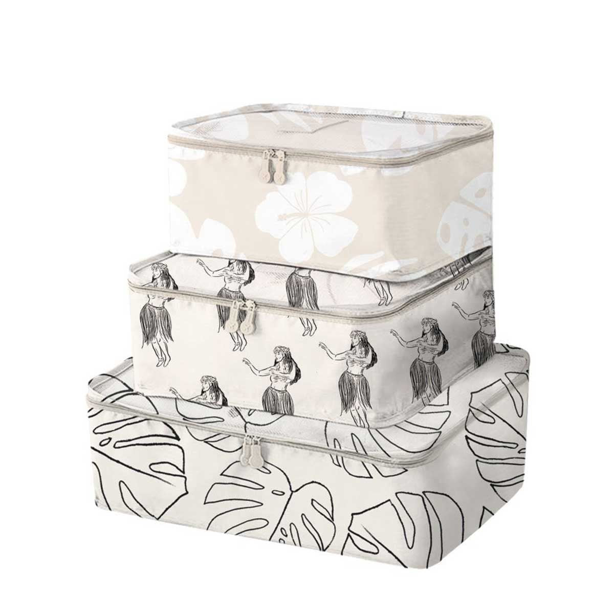 Beige Hula Packing Cubes, Set of 3 – SoHa Living