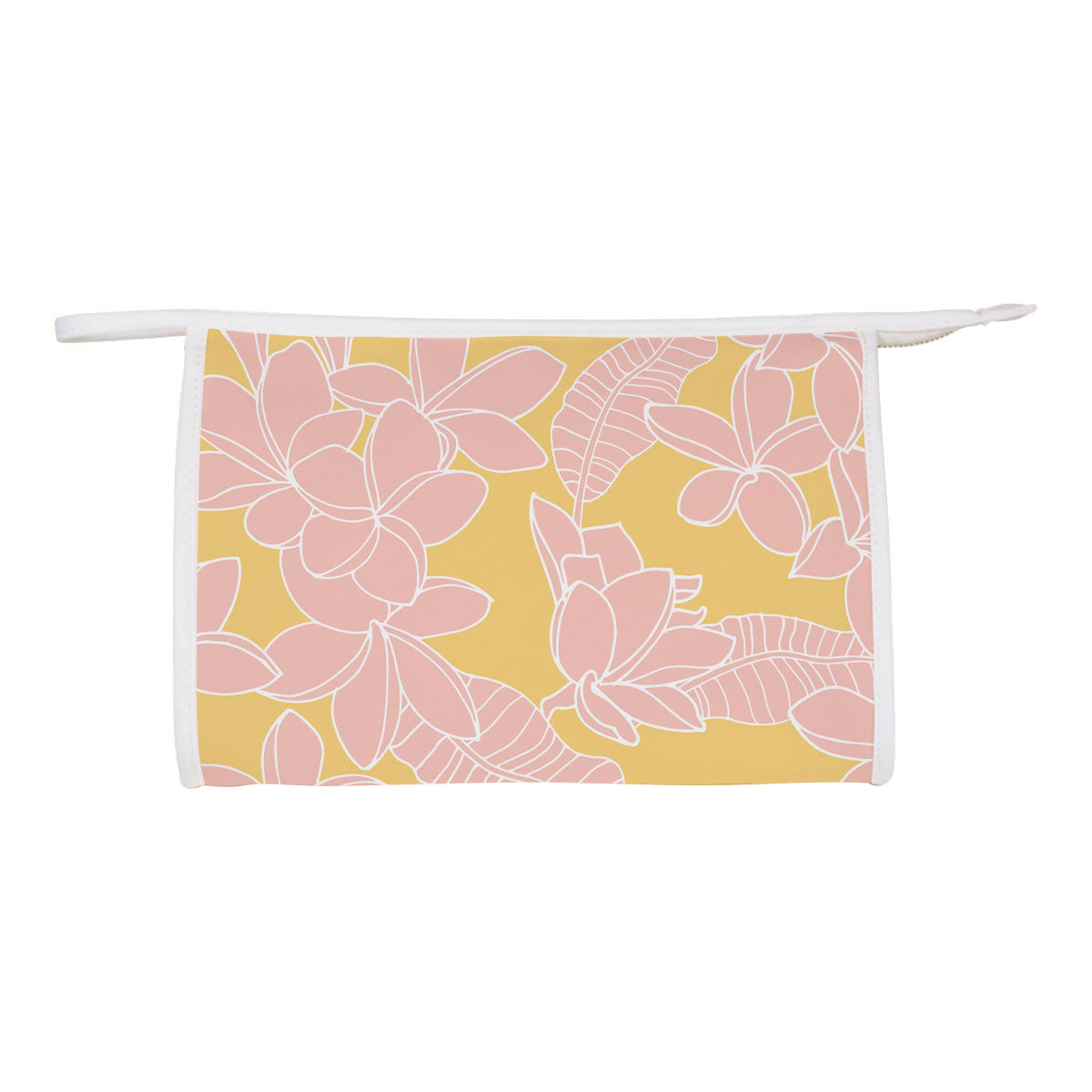 *Plumeria Branches Neoprene Cosmetic Bag – SoHa Living