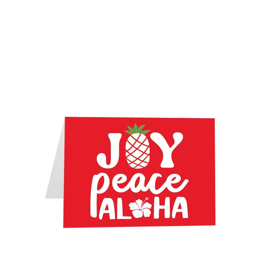 Joy Peace Aloha Greeting Card – SoHa Living