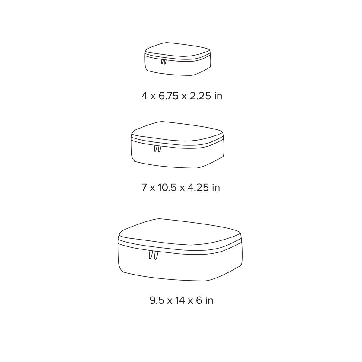 Hibiscus Flower Packing Cubes, Set of 3 – SoHa Living