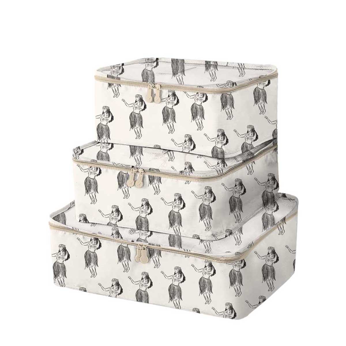Hula Girl Vintage Packing Cubes, Set of 3 – SoHa Living