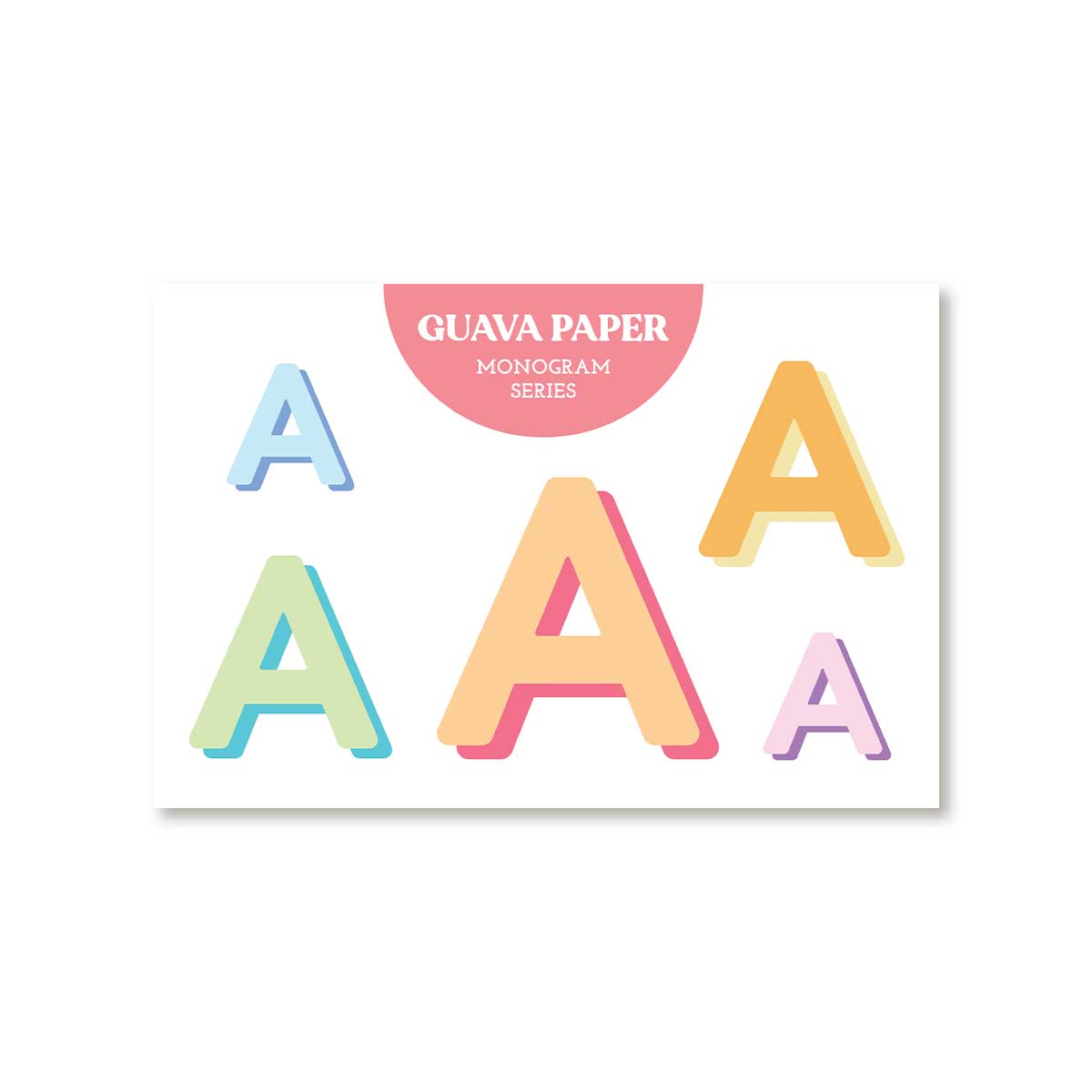 4x6in Monogram Series Sticker Sheet – SoHa Living