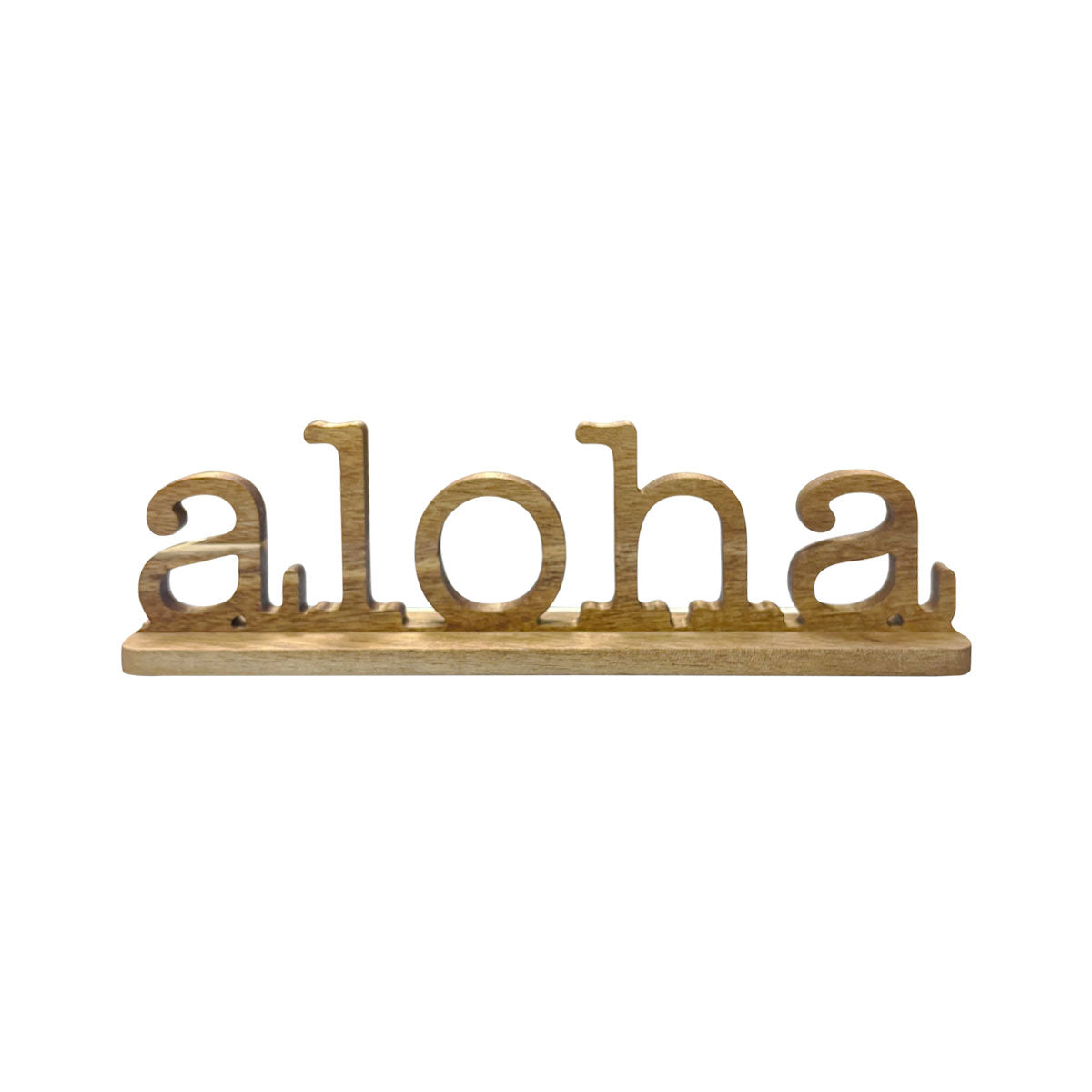 10in Aloha Wood Sign with Oil – SoHa Living