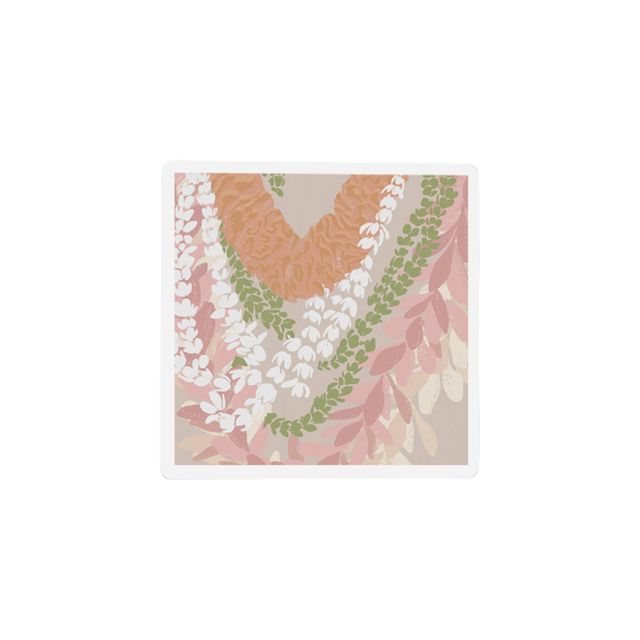 Drape Lei Ceramic Square Coaster – SoHa Living
