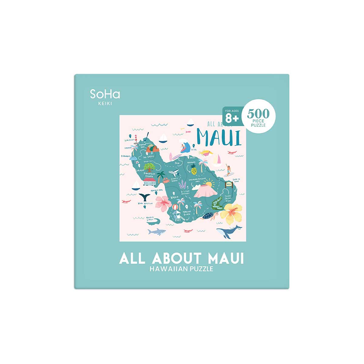 All About Maui Square Puzzle, 500pcs – SoHa Living