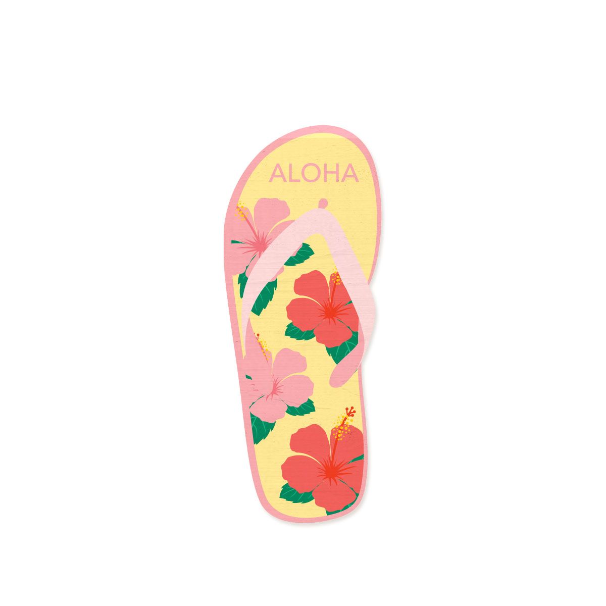 Aloha Slipper Wood Shape – SoHa Living