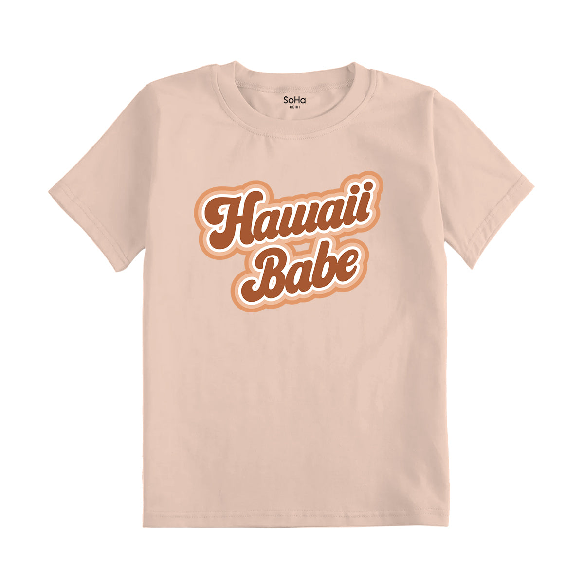 Peach Hawaii Babe Keiki T-Shirt – SoHa Living