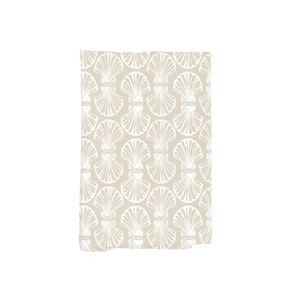 Tan Seashells Kitchen Towel – SoHa Living