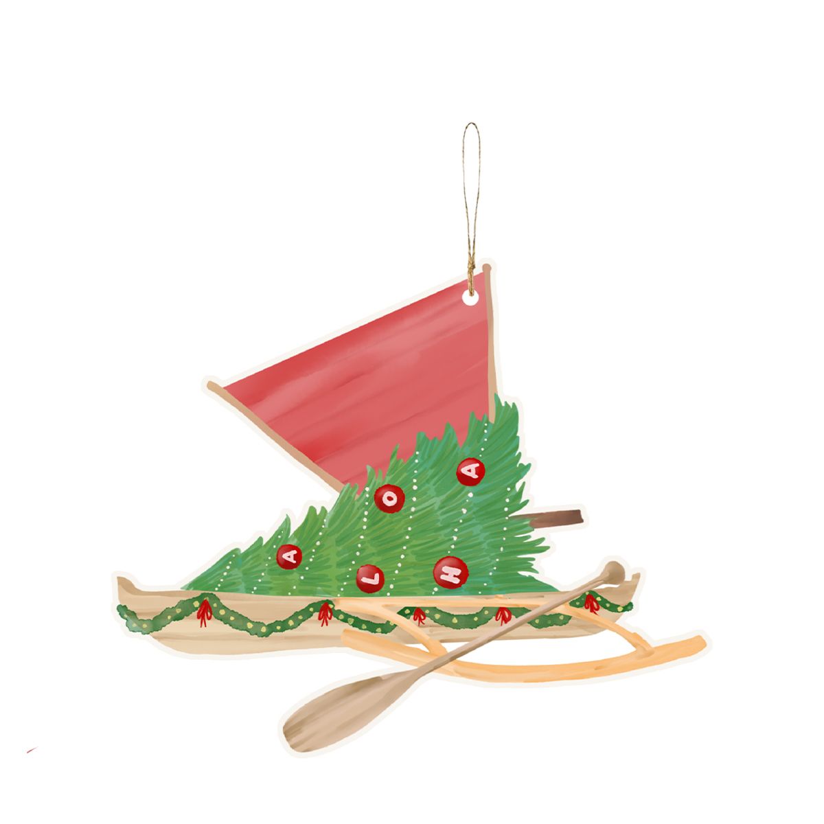 Christmas Canoe Ornament – SoHa Living