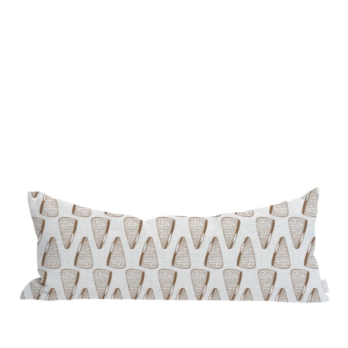 12x36in Brown Dotted Cone Shell Pillow Cover – SoHa Living