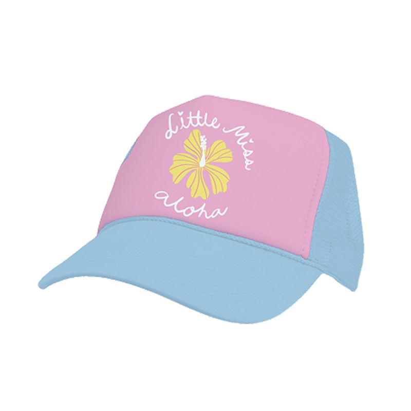 Little Miss Aloha Pink Keiki Trucker Hat – SoHa Living