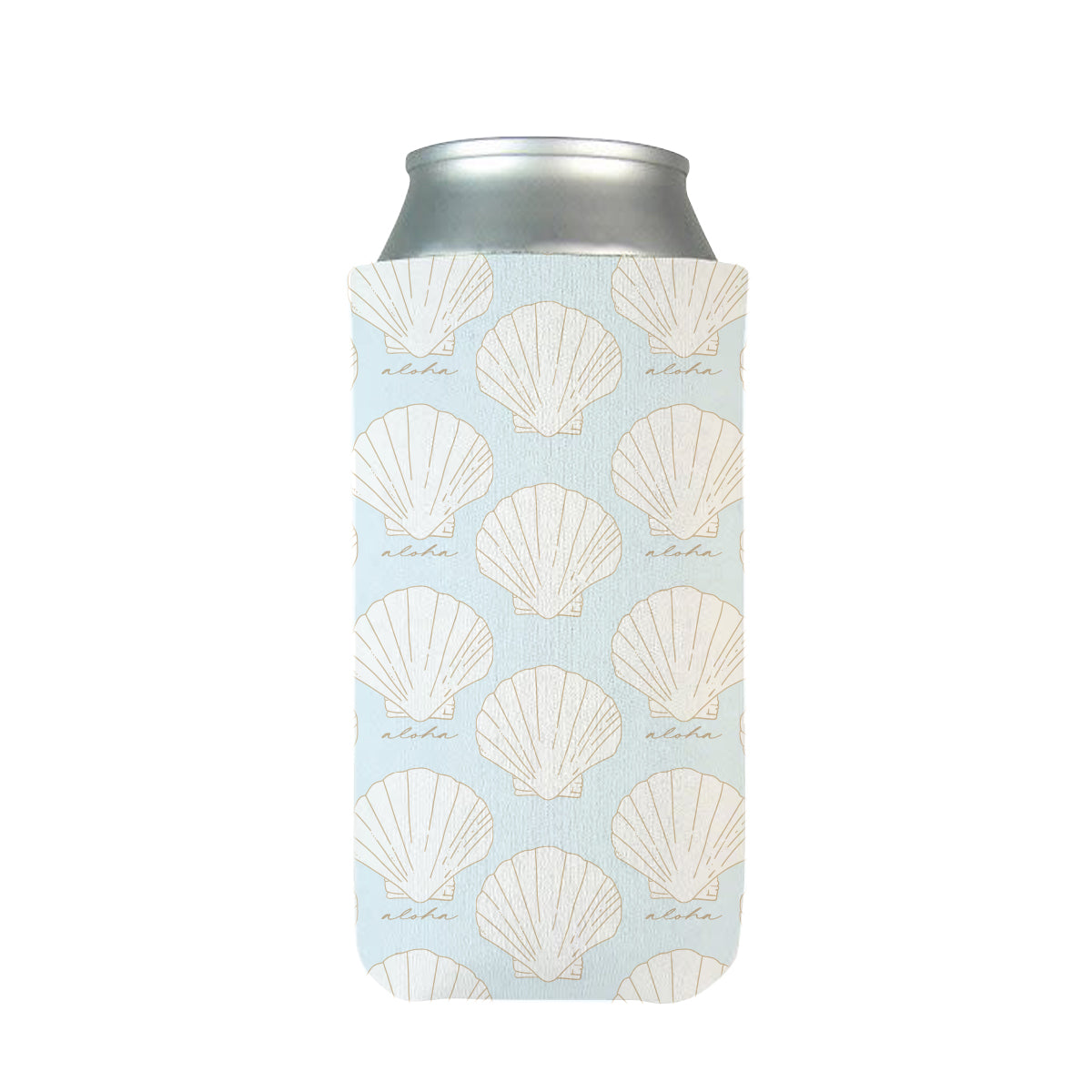 Seashell Clouds Slim Can Cooler – SoHa Living