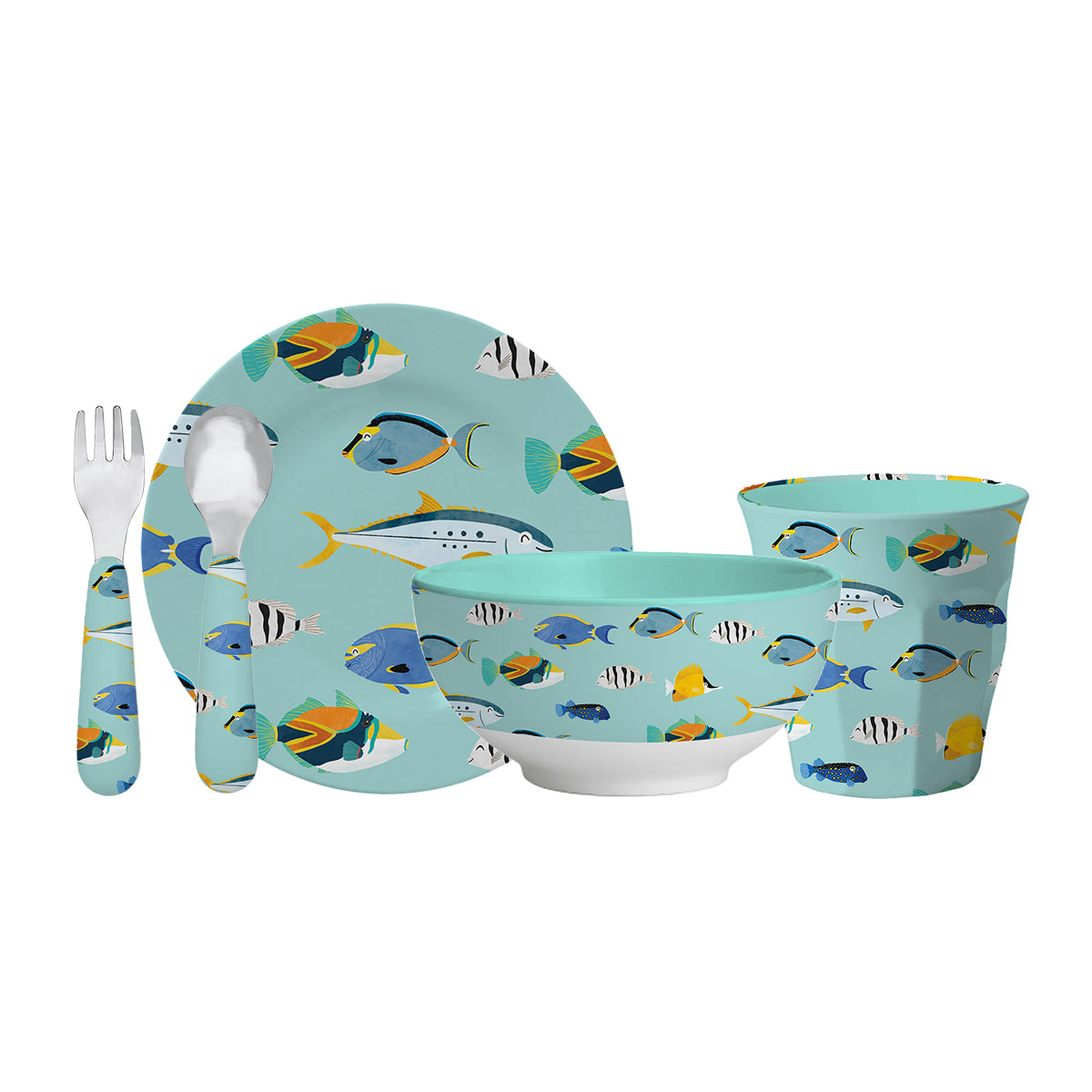 Tropical Fish Melamine Tableware – SoHa Living