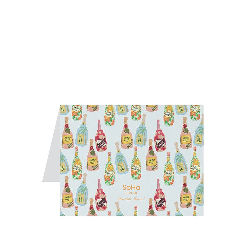 Tiki Fizz Party Greeting Card – SoHa Living