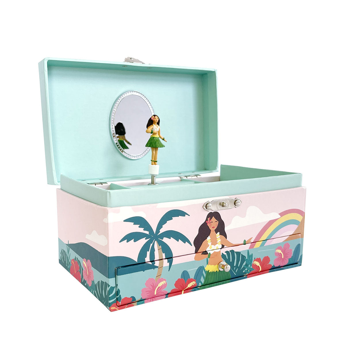 Hula Girl Music Box Large, Blue – SoHa Living