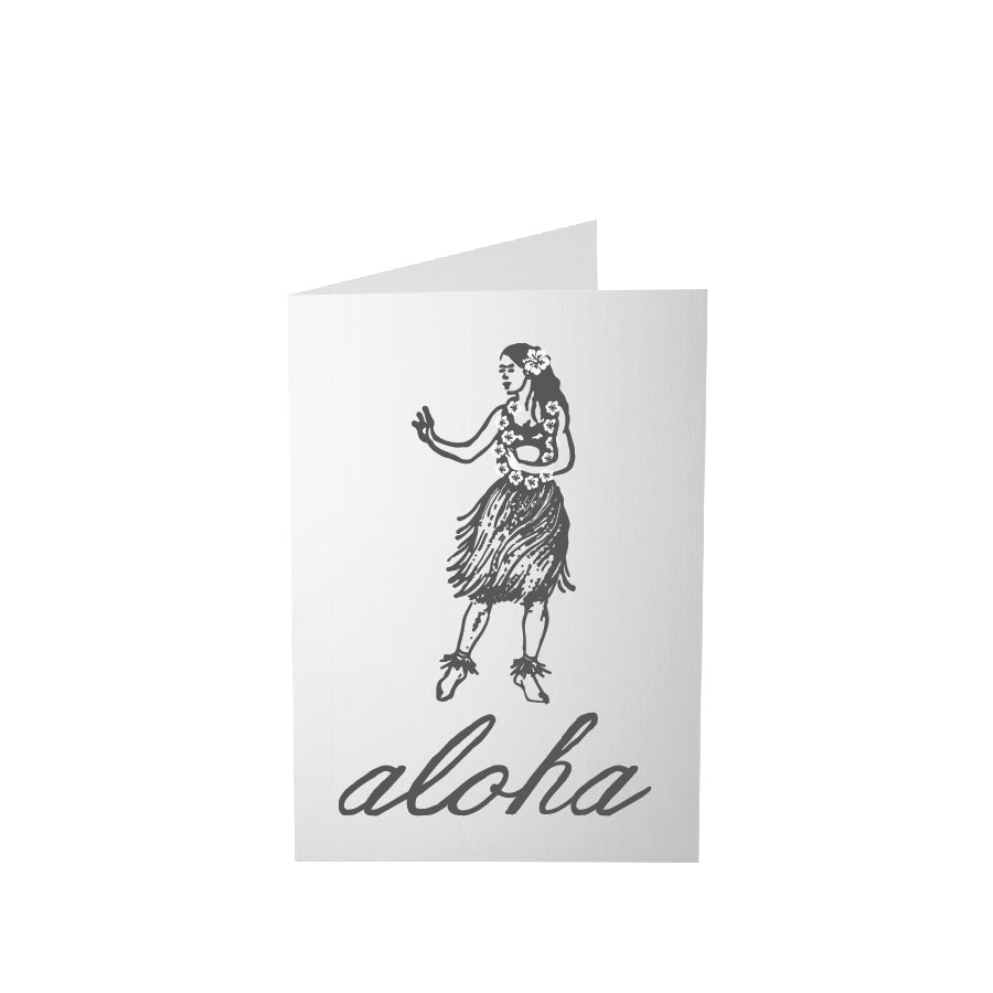 Hula Girl Greeting Card – SoHa Living