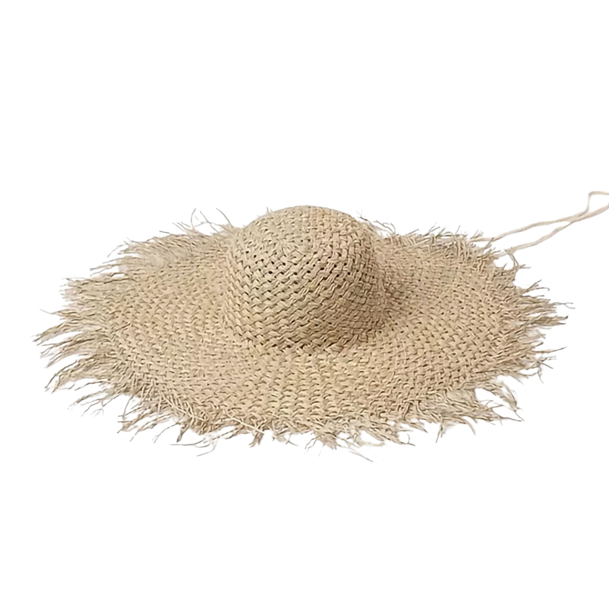 Seagrass Straw Fedora Sun Hat, Round Crown – SoHa Living