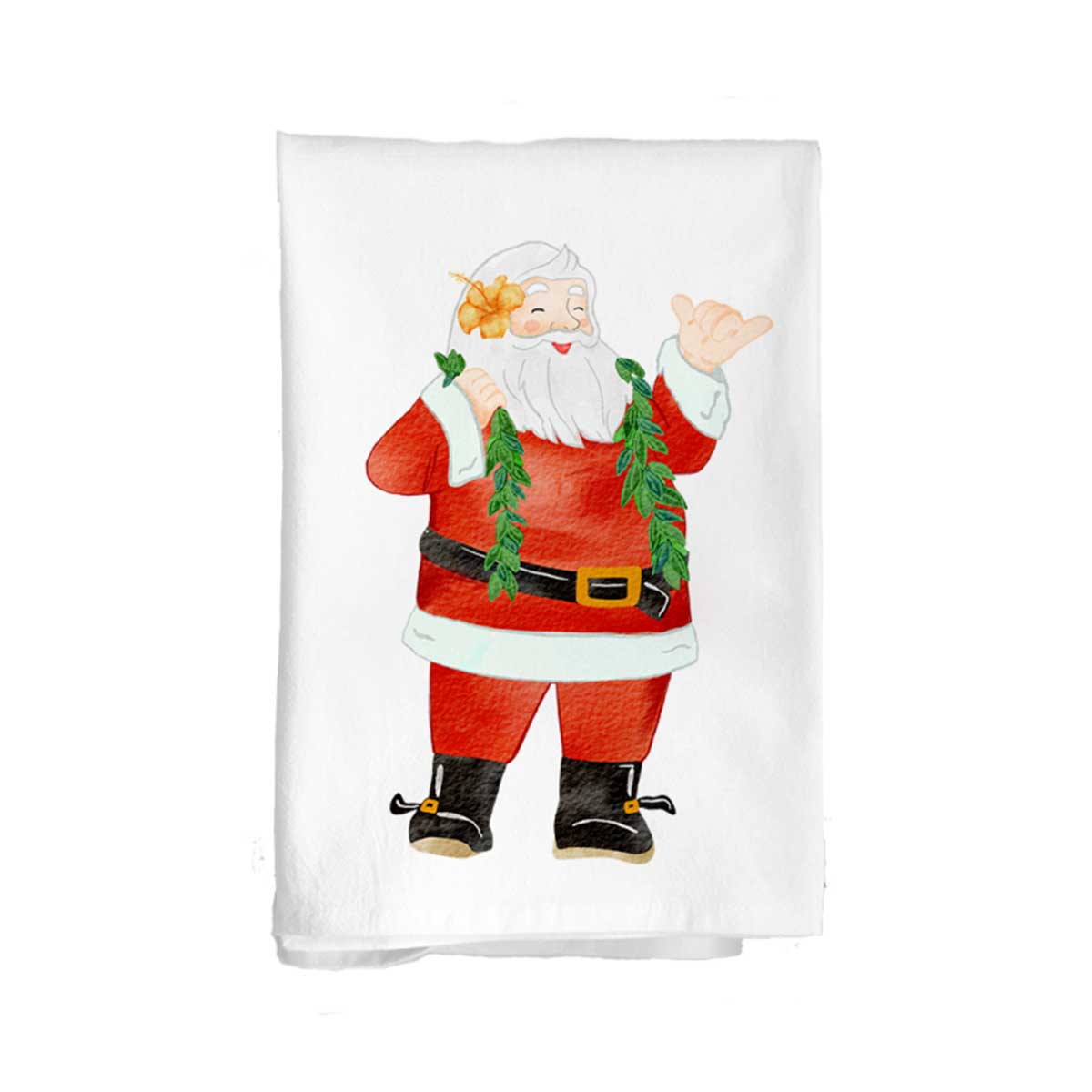 Shaka Santa Flour Sack Kitchen Towel – SoHa Living