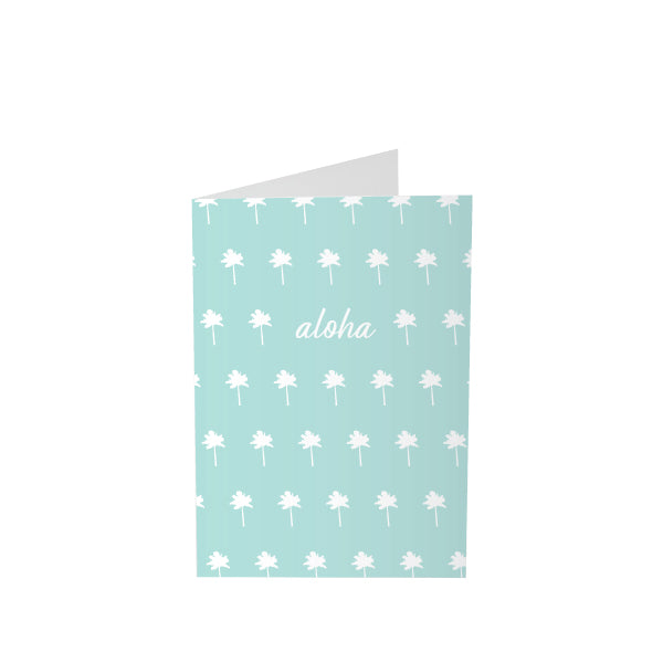 *Aloha Palm Trees Greeting Card set of 6 – SoHa Living
