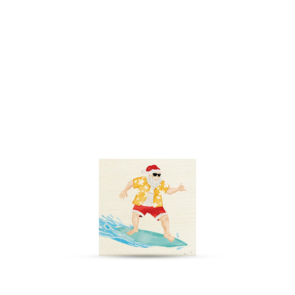 Surfing Santa Claus 3x3 NAT Magnet – SoHa Living