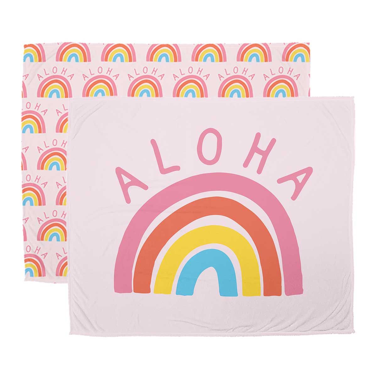 Aloha Rainbow Keiki Blanket – SoHa Living