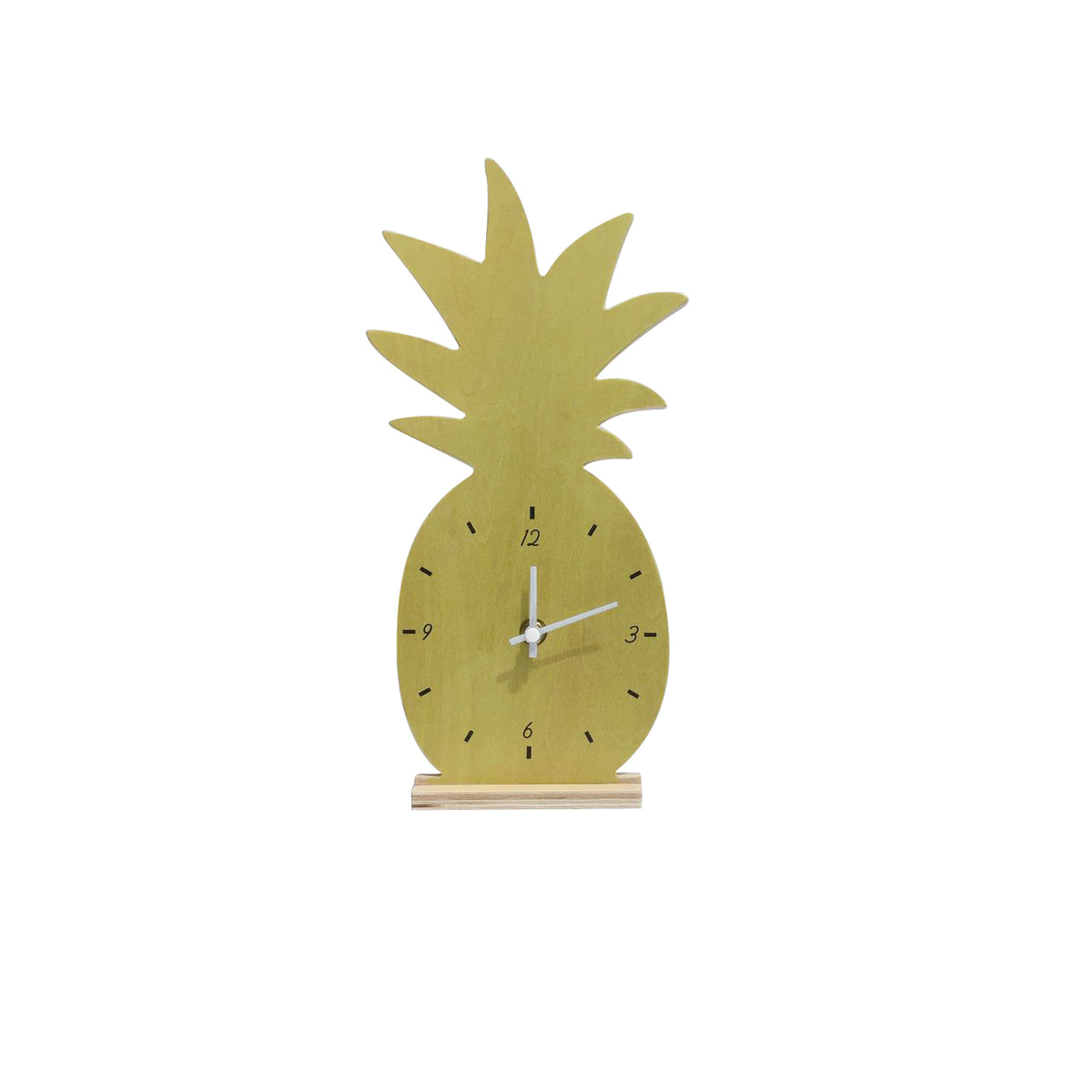 *Pineapple Shaped Clock with Base – SoHa Living